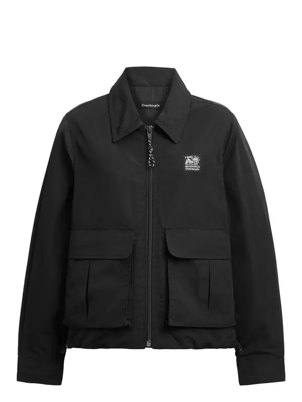 COACHTOPIA Loop Cargo Cropped Jacket - Black