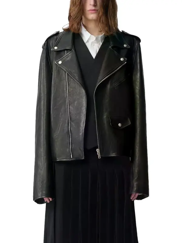 ANN DEMEULEMEESTER Arvid Perfecto Biker Jacket - Black