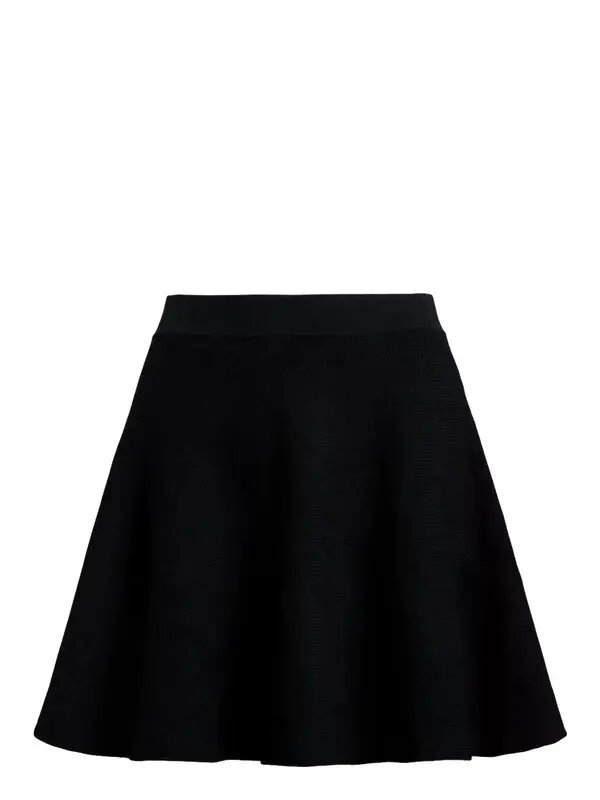 Polo Ralph Lauren Flared Knit Skirt - Black