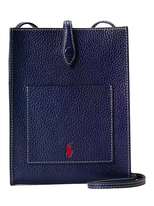 Polo Ralph Lauren Leather Crossbody Bag - Blue