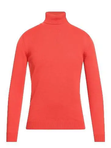 ROBERTO COLLINA Turtleneck Merino Wool Knit - Orange
