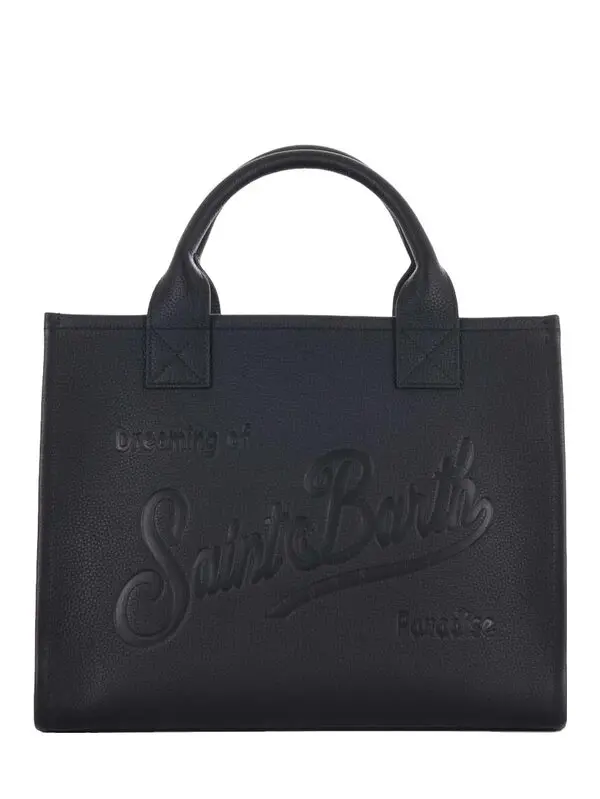 MC2 SAINT BARTH Leather Handheld Bag - Black