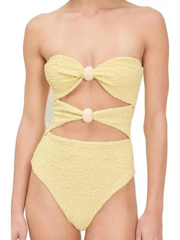 Devon Windsor Misha Full-piece - Yellow
