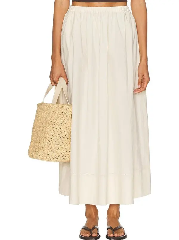 Jenni Kayne Lauren Skirt - Warm Ivory