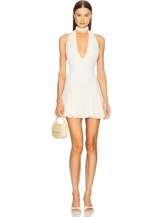 LOBA Audrey Mini Dress - Ivory