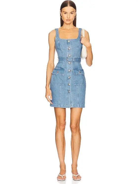 L'Agence Midy Dress - Blue