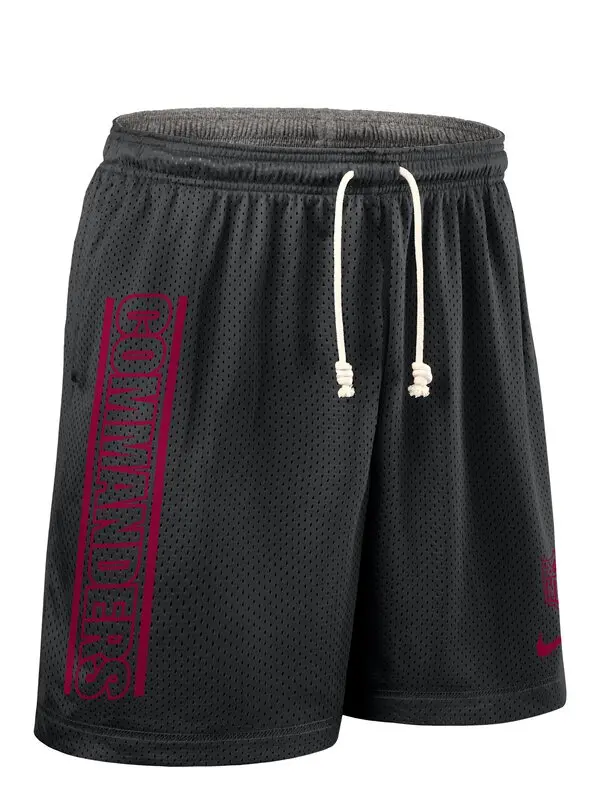 Nike Washington Commanders Sideline Reversible Dri-fit Nfl Shorts - Black