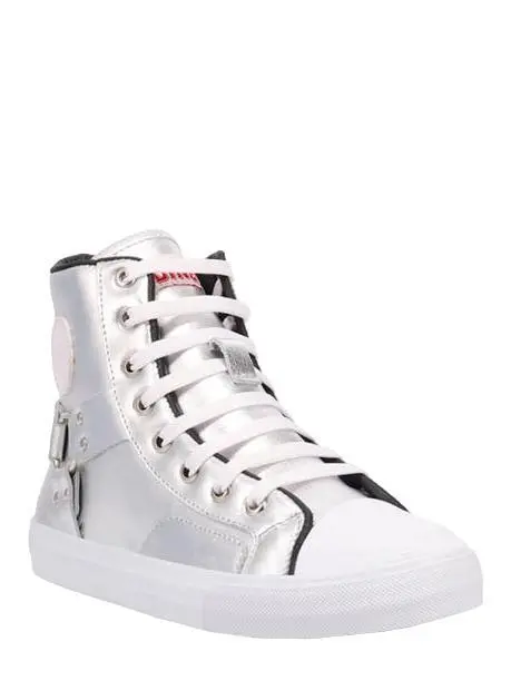 DINGO Knarly High-top Sneakers - Silver