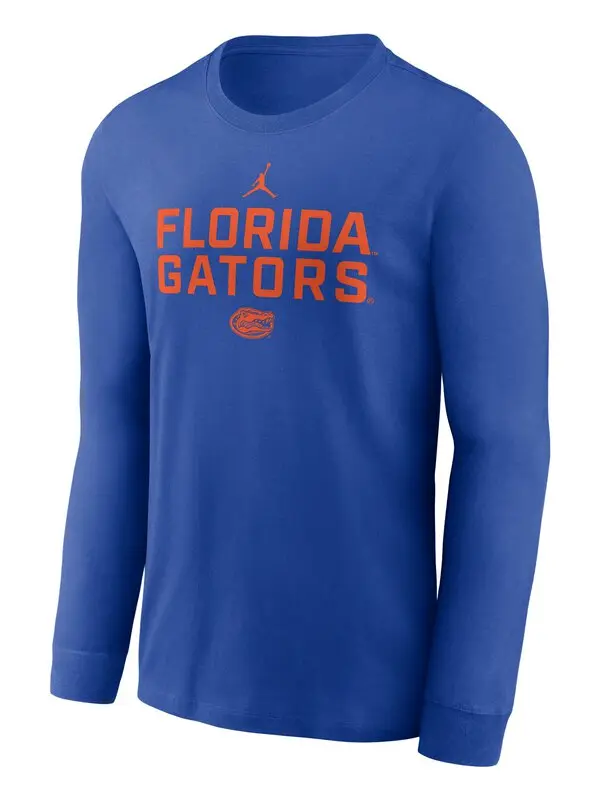 JORDAN Florida Sideline Brand Dri-fit College Long-sleeve T-shirt - Blue