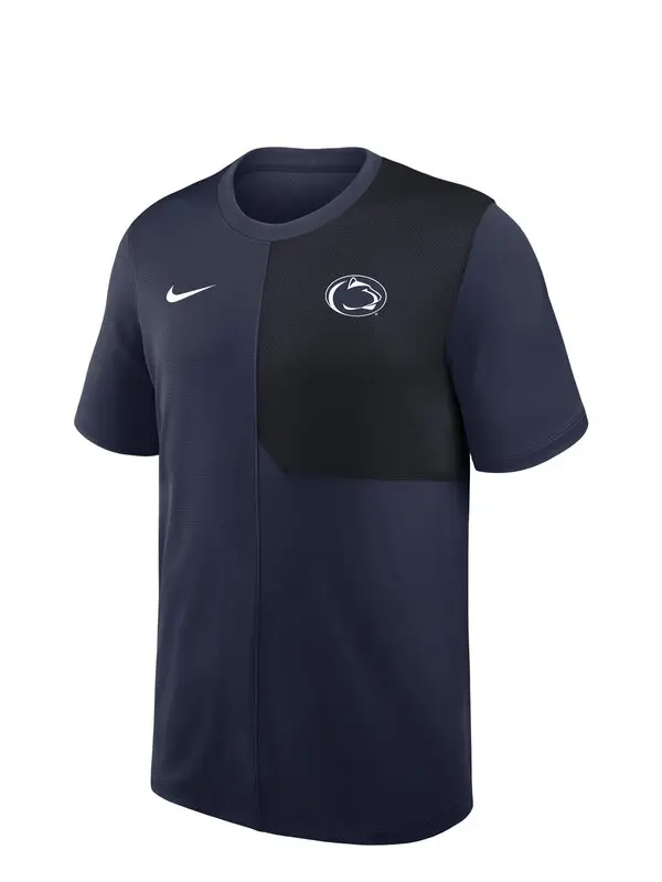 Nike Penn State Sideline Coach Dri-fit College Top - Blue
