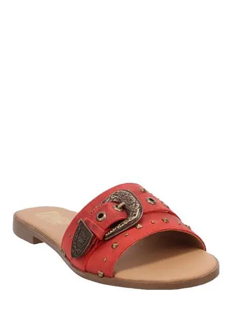 DINGO Lariat Slide Sandal - Red