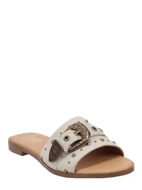 DINGO Lariat Slide Sandal - White