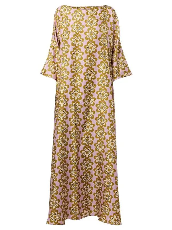La DoubleJ Muumuu Printed Maxi Dress - Multicoloured
