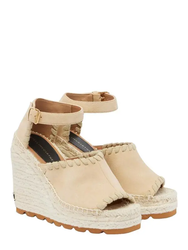 Stella McCartney Wedge Espadrilles - Beige