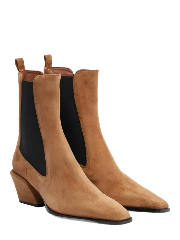 Paris Texas Bettina 50 Suede Ankle Boots - Brown