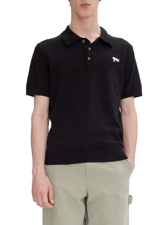 A.p.c. Gregorio Cotton Polo - Lzz Black