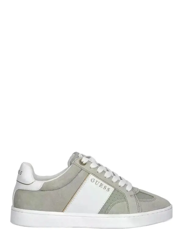 Guess Suede Paneled Sneakers - Green