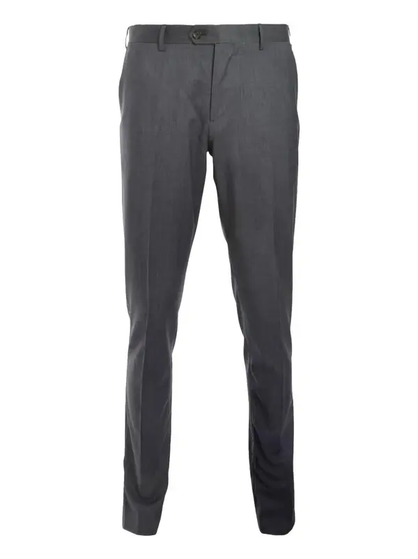 LARDINI Tailored Wool Trousers - Grey