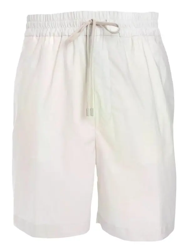 LARDINI Drawstring-waist Shorts - White