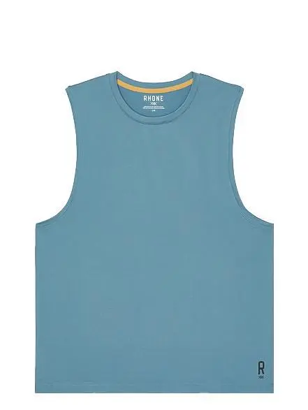 RHONE Base Training Sleeveless Tee - Blue Stone