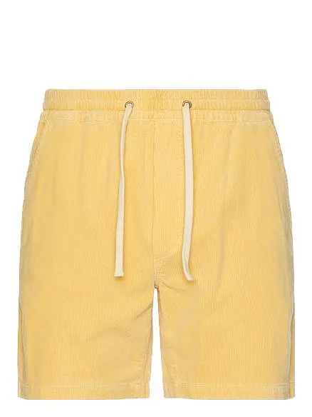Marine Layer Saturday Corduroy Short 6 - New Wheat