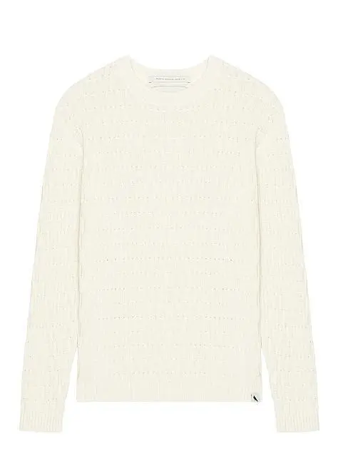 PEREGRINE Cove Crew Neck Jumper - White
