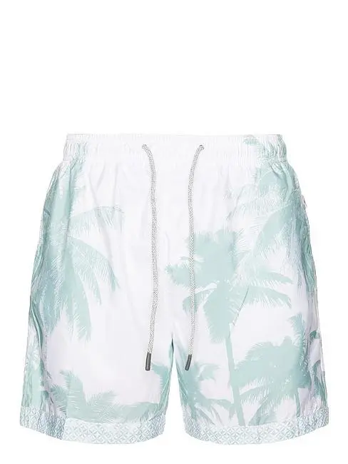VINTAGE SUMMER Ponji Swim Short - White