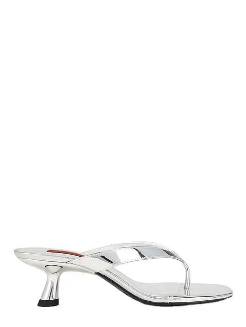 SIMONMILLER Beep Thong Sandal - Silver