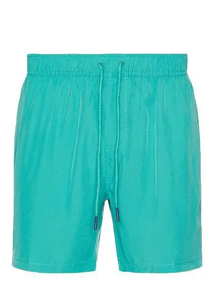 VINTAGE SUMMER Performance Stretch Lined Volley Swim Short - Teal
