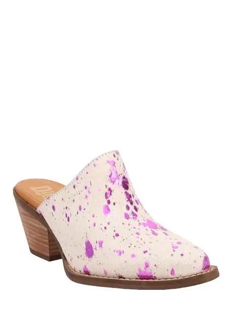 DINGO Cash Cow Calf Hair Mule - Fuchsia
