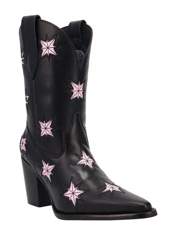 DINGO Starburst Western Boots - Black
