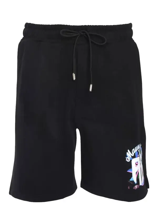 MAUNA KEA Logo-print Track Shorts - Black