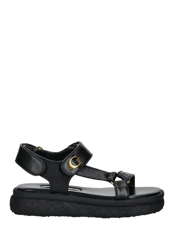 Guess 39mm Lanara Platform Sandals - Black