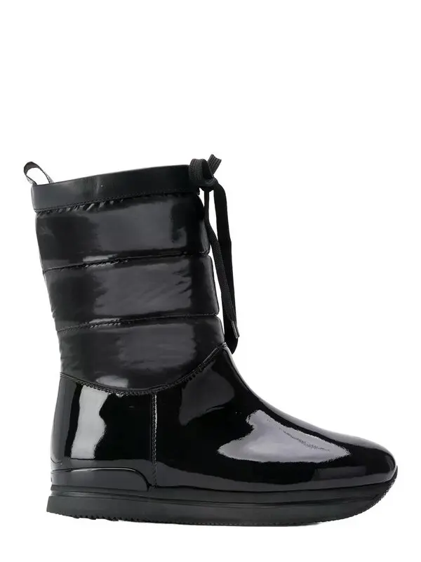 Hogan Restyling Padded Boots - Black