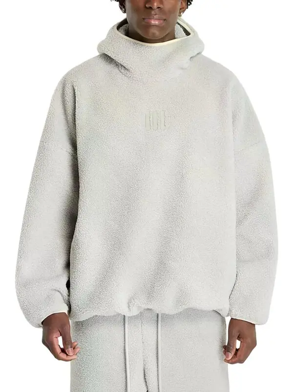 Adidas X Fear Of God Athletics Alaska Fleece Funnel-neck Hoodie - Grey