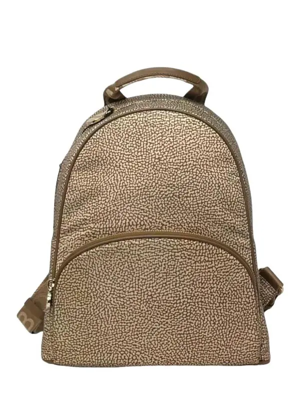 Borbonese Printed Backpack - Neutrals