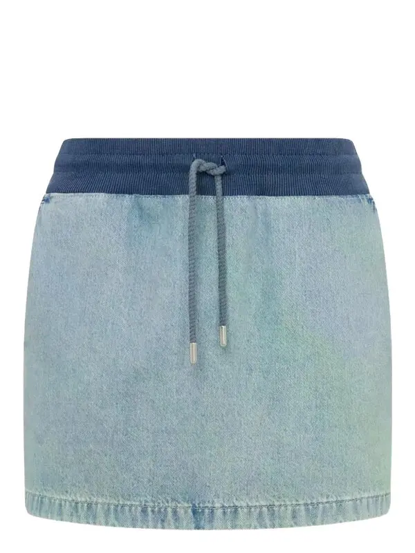 Moschino Cotton Mini Skirt - Blue