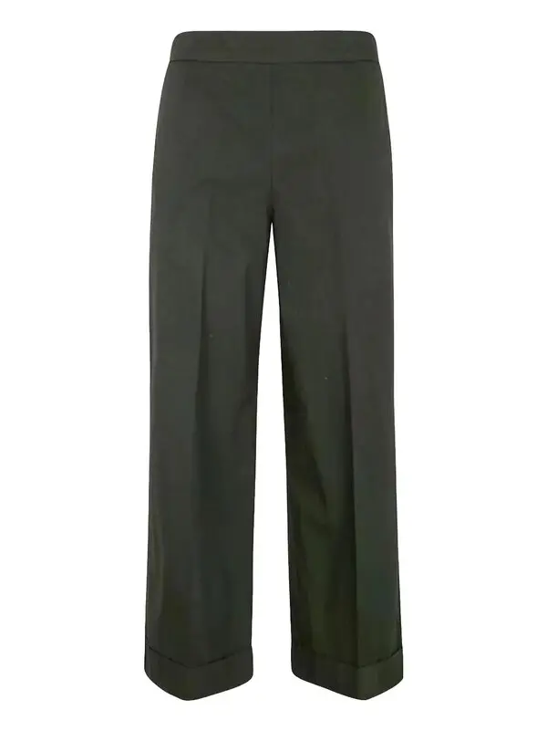 KILTIE Pleated-detailing Trousers - Green