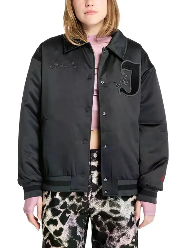JORDAN Varsity Bomber Jacket - Black