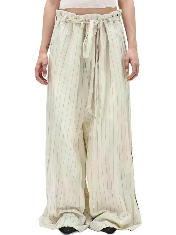 ANN DEMEULEMEESTER Kimmi Trousers - Neutrals