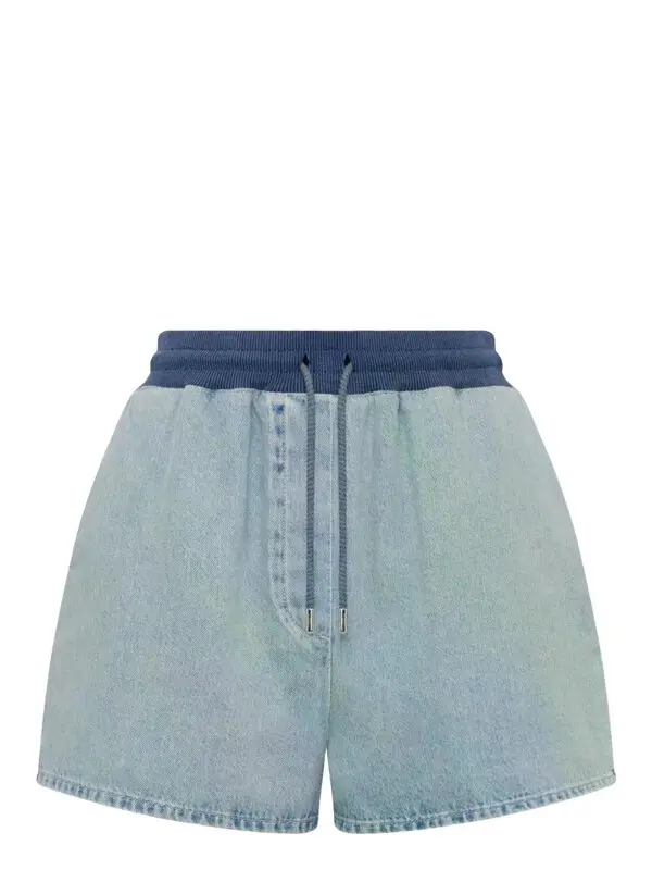 Moschino Cotton Thigh-length Shorts - Blue