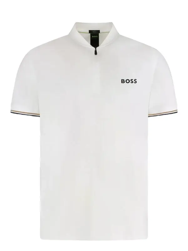 BOSS Slim-cut Polo Shirt - White