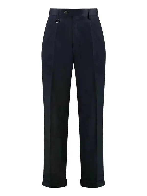 PAOLO PECORA Darted Trousers - Blue