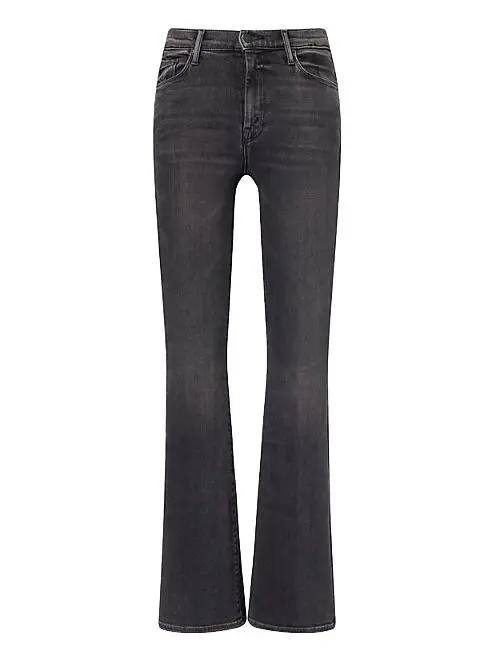MOTHER The Weekender Flared Stretch-denim Blend Jeans - Can You Call My Phone