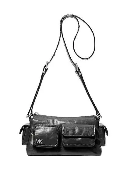 Michael Kors Dakota Small Leather Shoulder Bag - Black
