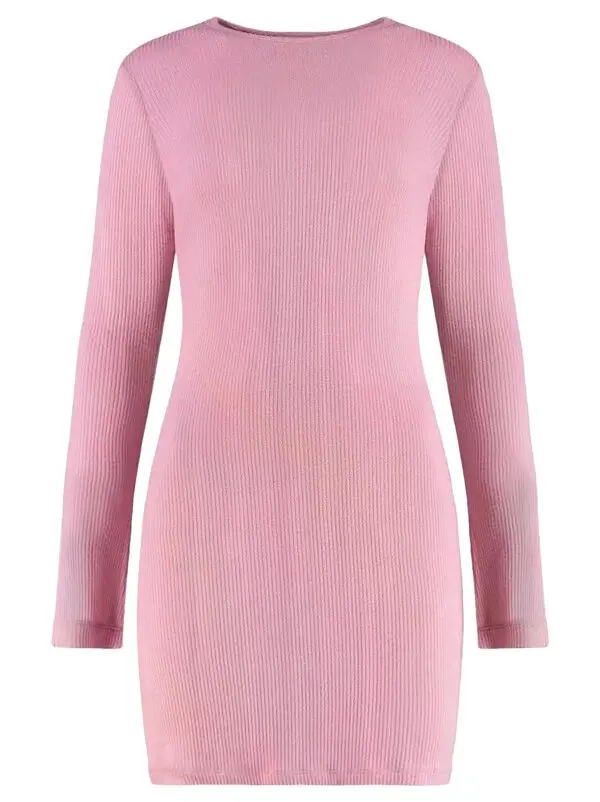 Sablyn Kelly Ribbed Mini Dress - Pink