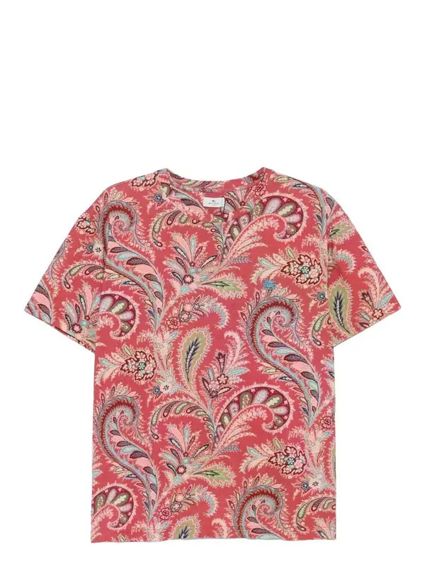 Etro Paisley-print T-shirt - Pink