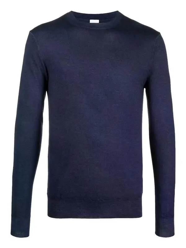 Aspesi Fine-knit Slim-cut Jumper - Blue