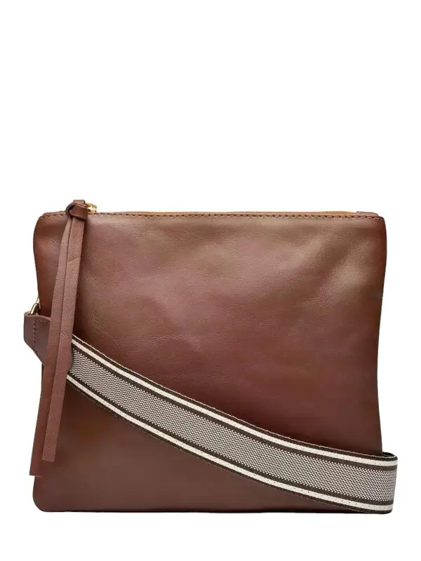 STUDIO CHOFAKIAN Barbara Leather Crossbody Bag - Brown
