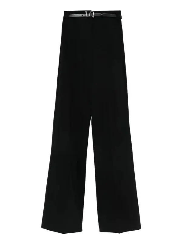 Sportmax High-waisted Trousers - Black